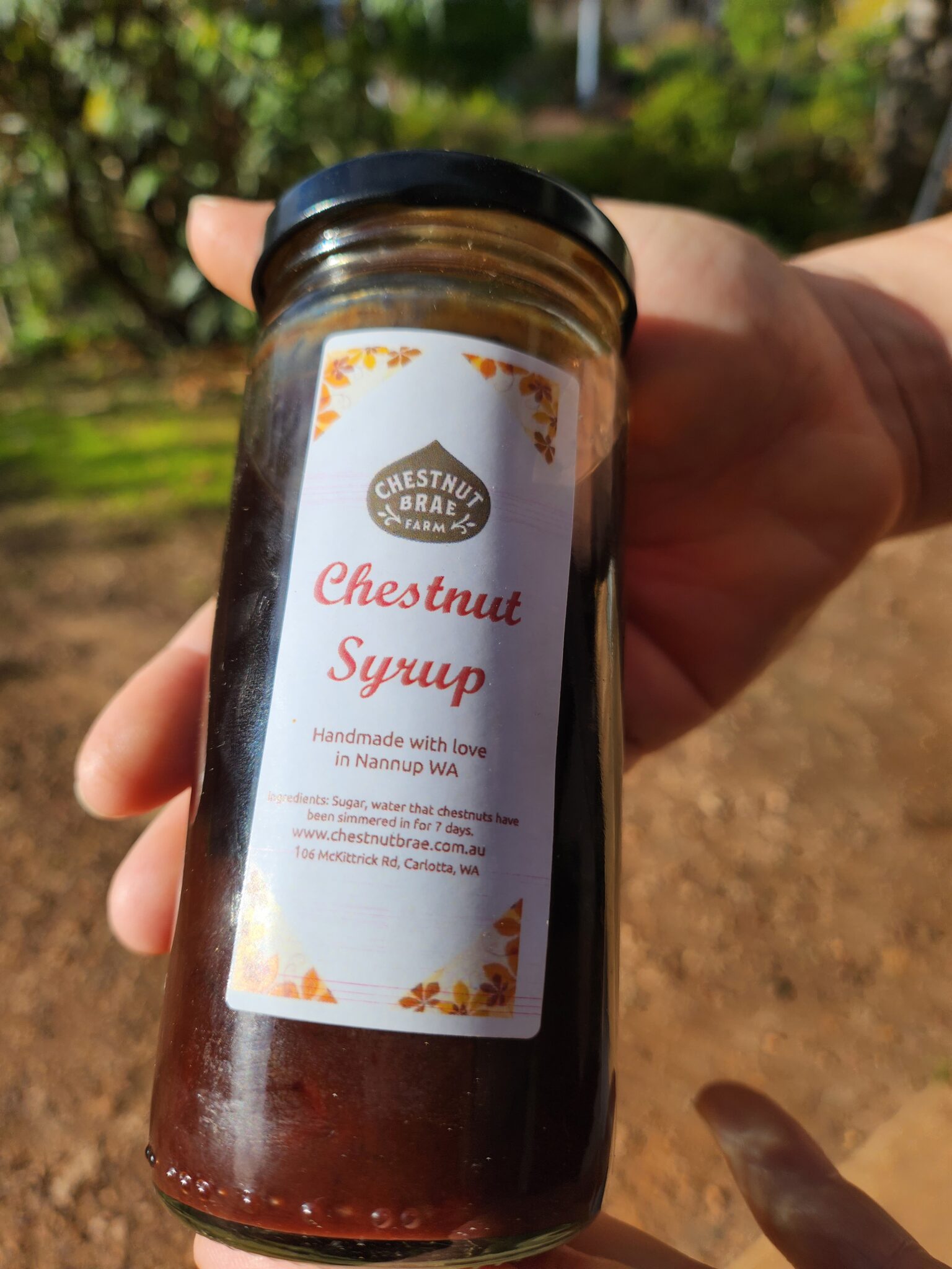 Chestnut Syrup 230g | Chestnut Brae