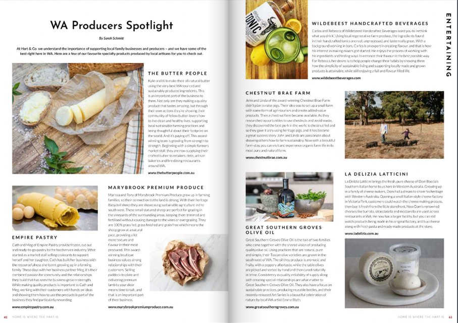 Chestnut Brae Featured in “A Local Table” | Chestnut Brae